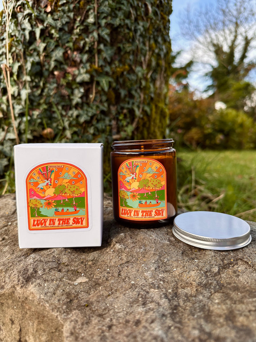 Lucy In The Sky Candle - Tangerine Marmalade and Cardamon – Boogie Child