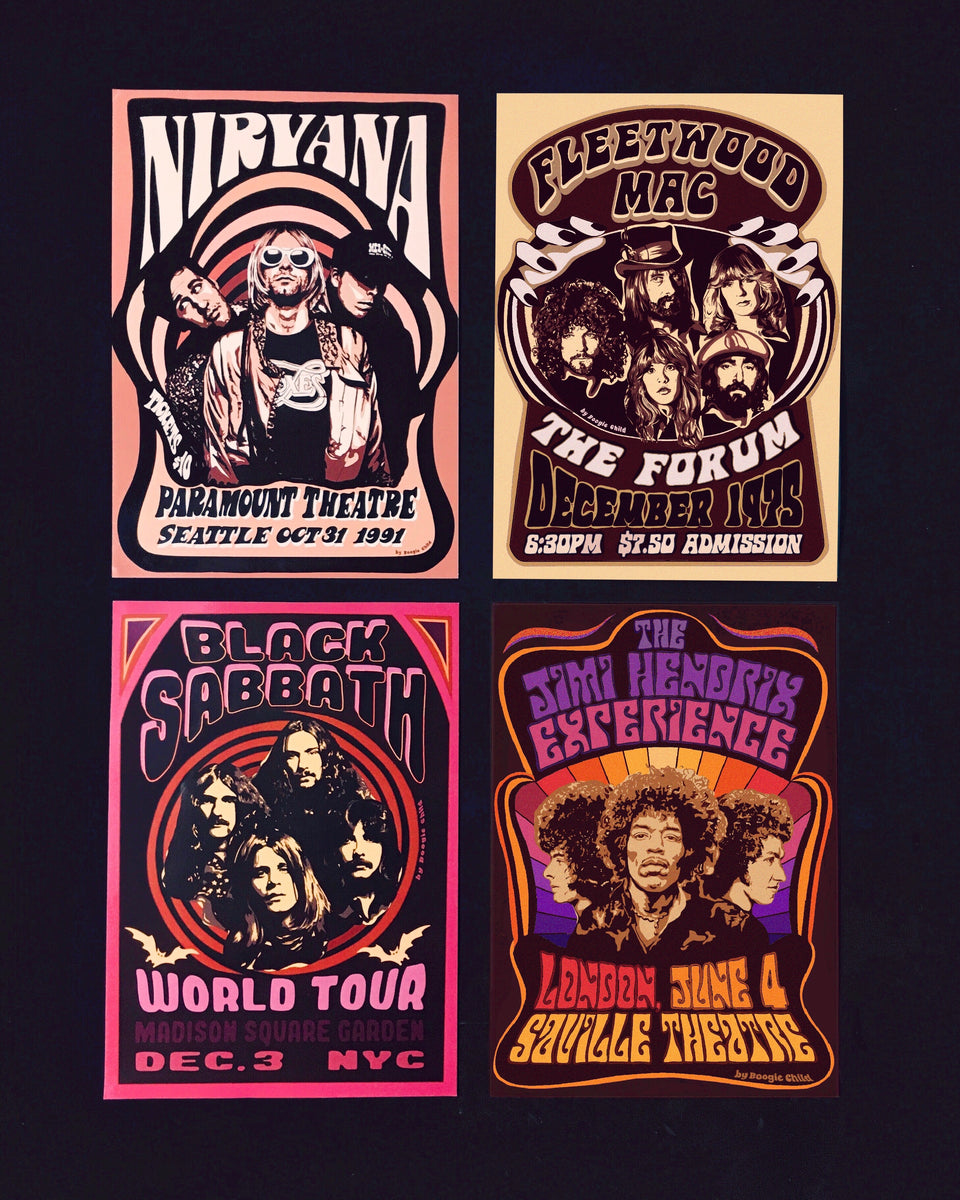 Classic Rock Print Bundle VOL.2 – Boogie Child